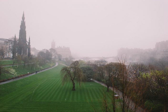 Misty Edinburgh - Princes St Gardens and The Mound Precinct - Urban ...