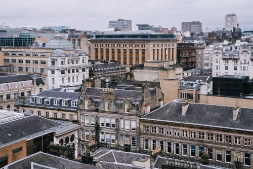 Glasgow cityscapes and rooftops - Urban photography by Galina Walls