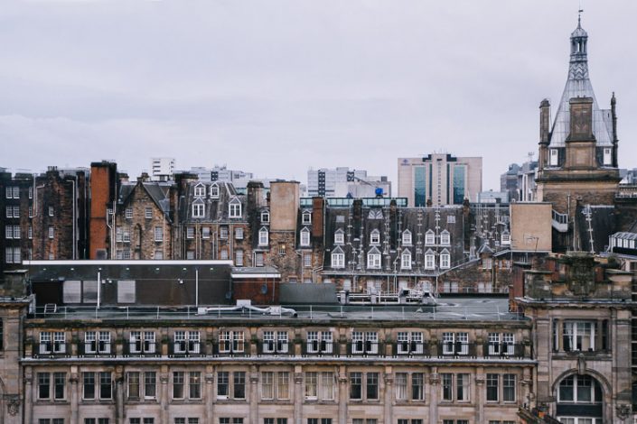 Glasgow cityscapes and rooftops - Urban photography by Galina Walls