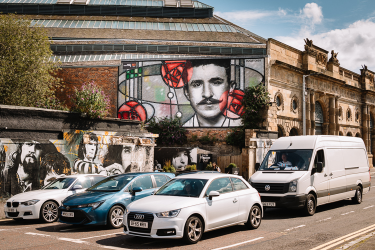 Mackintosh mural - The Clutha revisited - Urban photography by Galina Walls